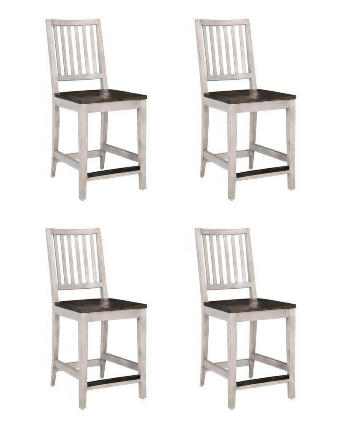 Click here for Dawnwood 4-Piece Wood Counter Side Chair Set - Off... prices