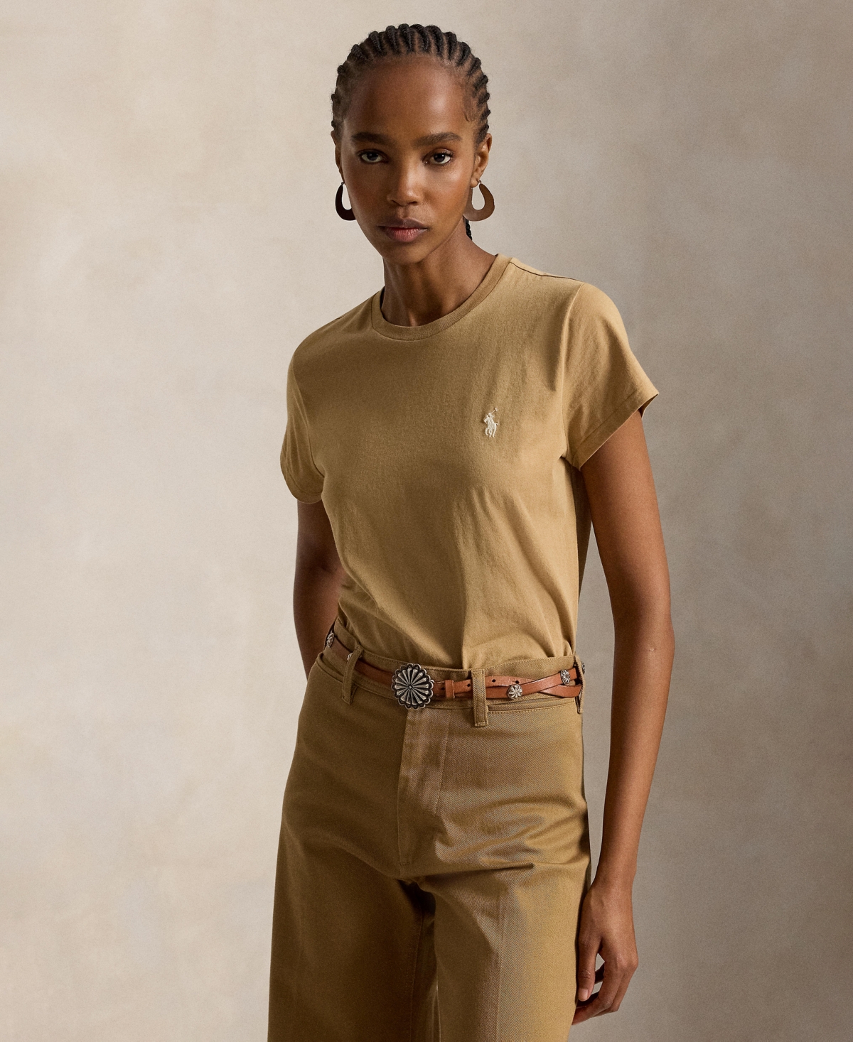 Click here for Polo Ralph Lauren Womens Crew Neck T-Shirt - Class... prices