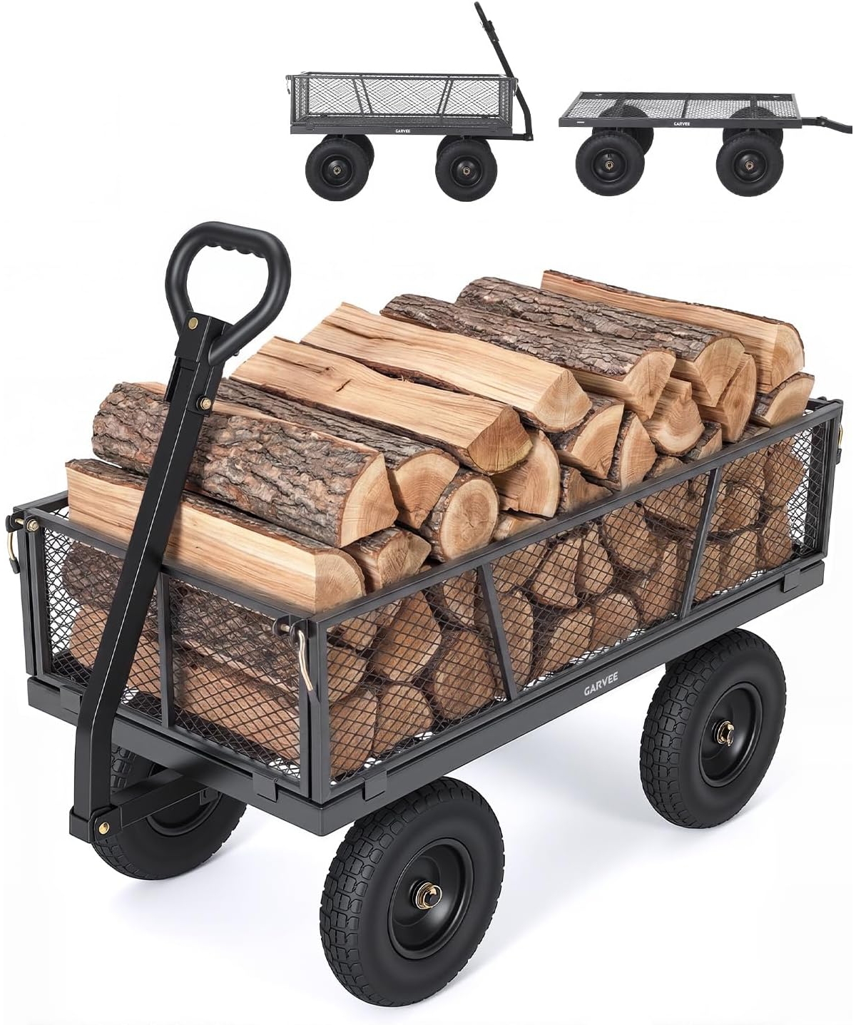 Click here for gaomon 1200 lbs Heavy Duty Steel Garden Cart with... prices