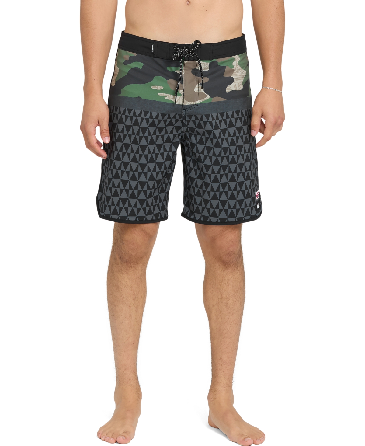 Click here for Quiksilver Mens Floral Print Swim Shorts - Green prices
