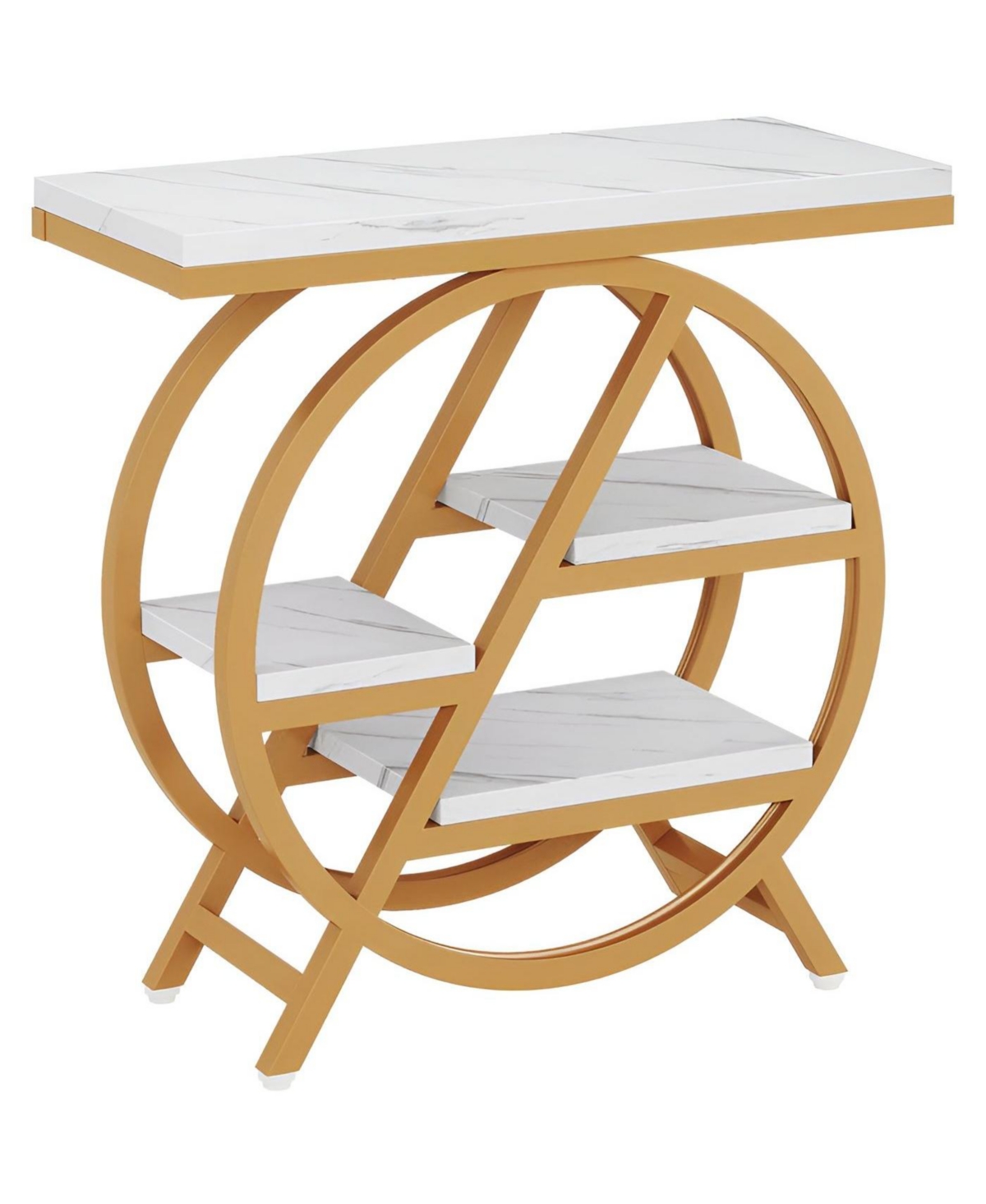 Click here for Slickblue 4 Tier End Table with Storage Shelves fo... prices