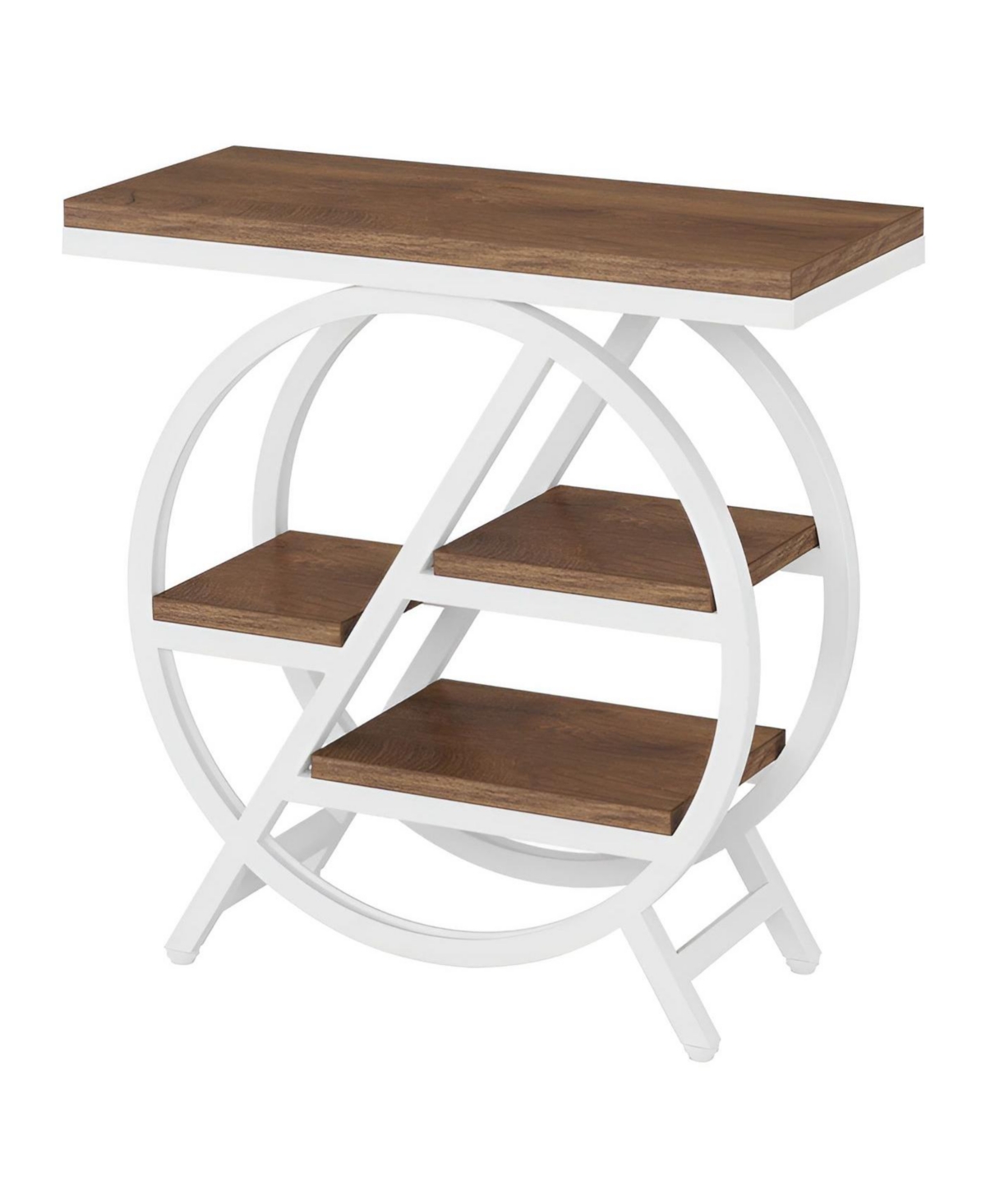 Click here for Slickblue 4 Tier End Table with Storage Shelves fo... prices