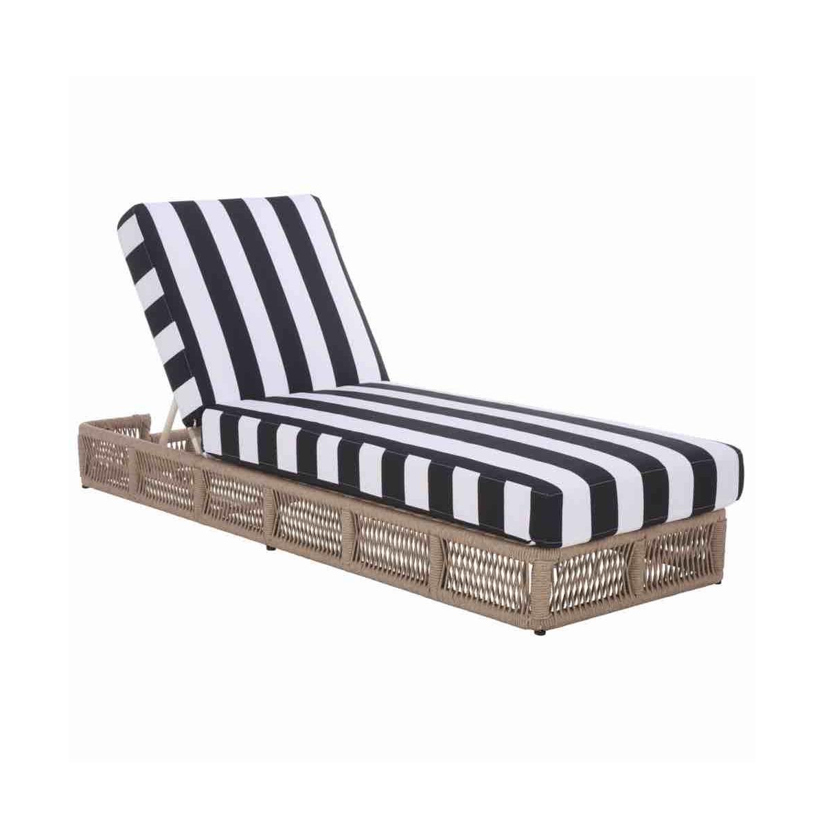 Click here for Augusta Home Gillian Chaise Lounge - Heather tan/b... prices