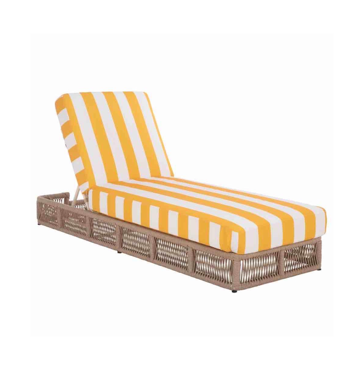 Click here for Augusta Home Gillian Chaise Lounge - Heather tan/y... prices