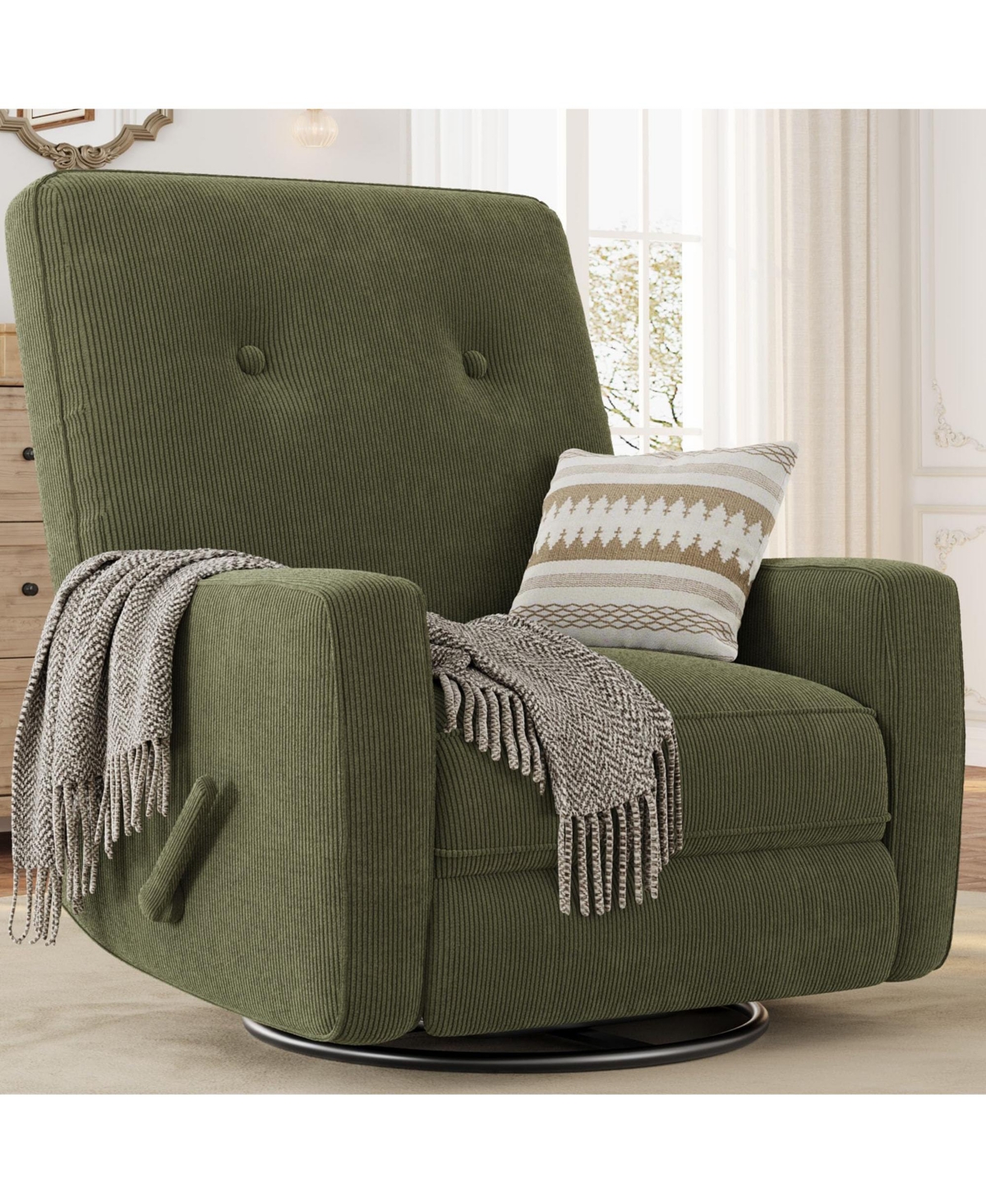 Click here for homfan Recliner Chairs  Swivel Rocker Recline  Gli... prices