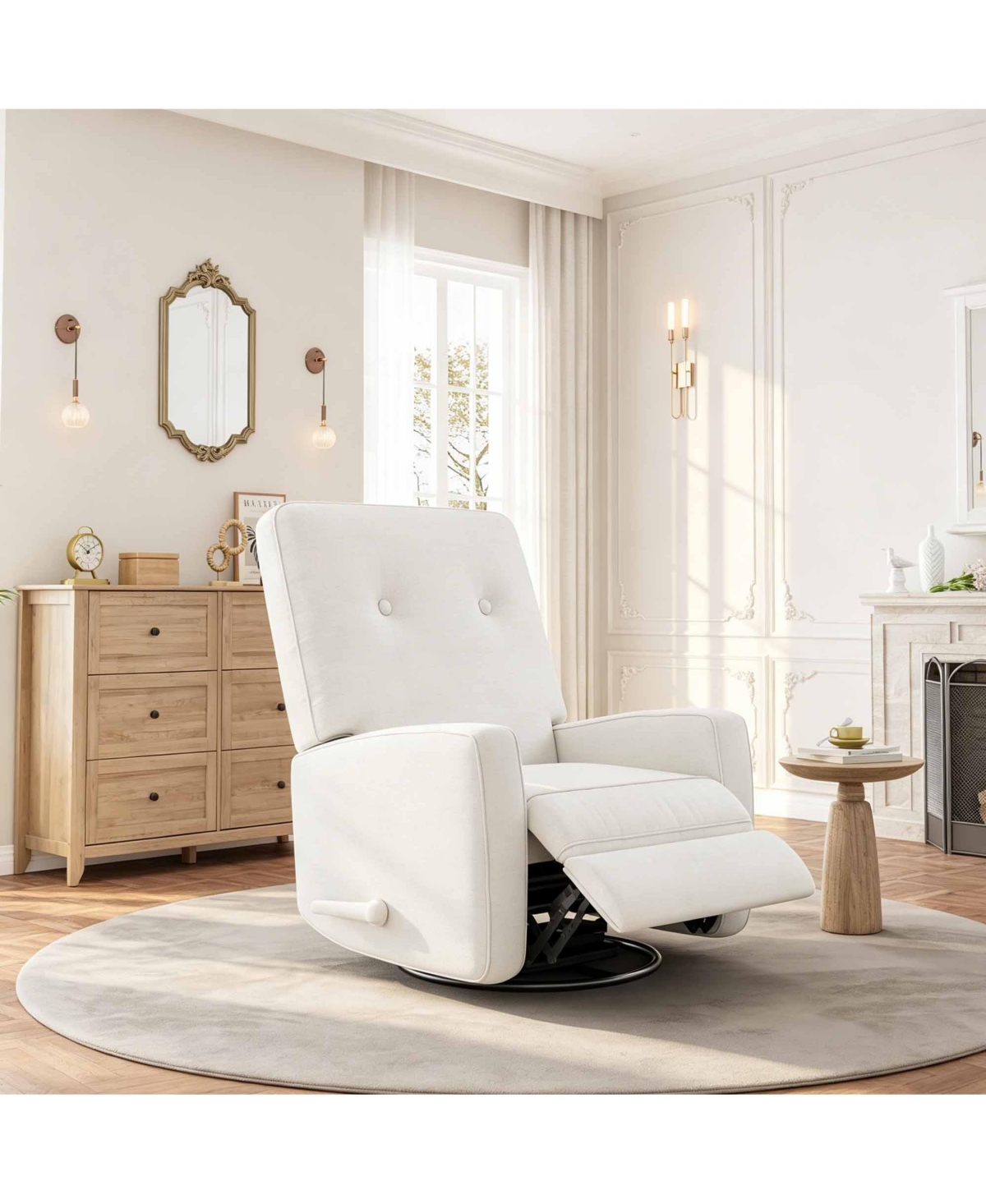 Click here for homfan Recliner Chairs  Swivel Rocker Recline  Gli... prices
