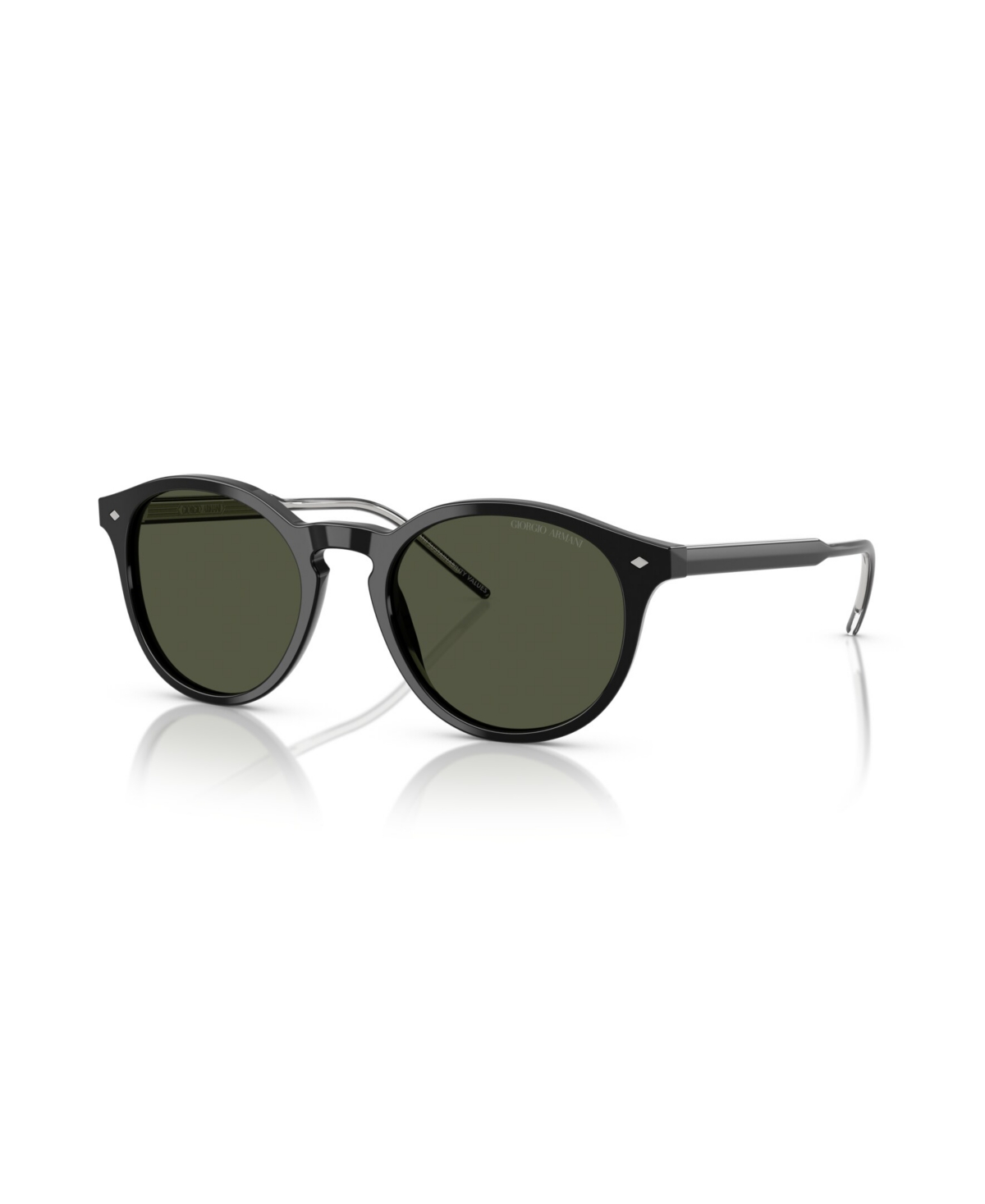 Click here for Giorgio Armani Mens Round Sunglasses  AR8211 - Bla... prices