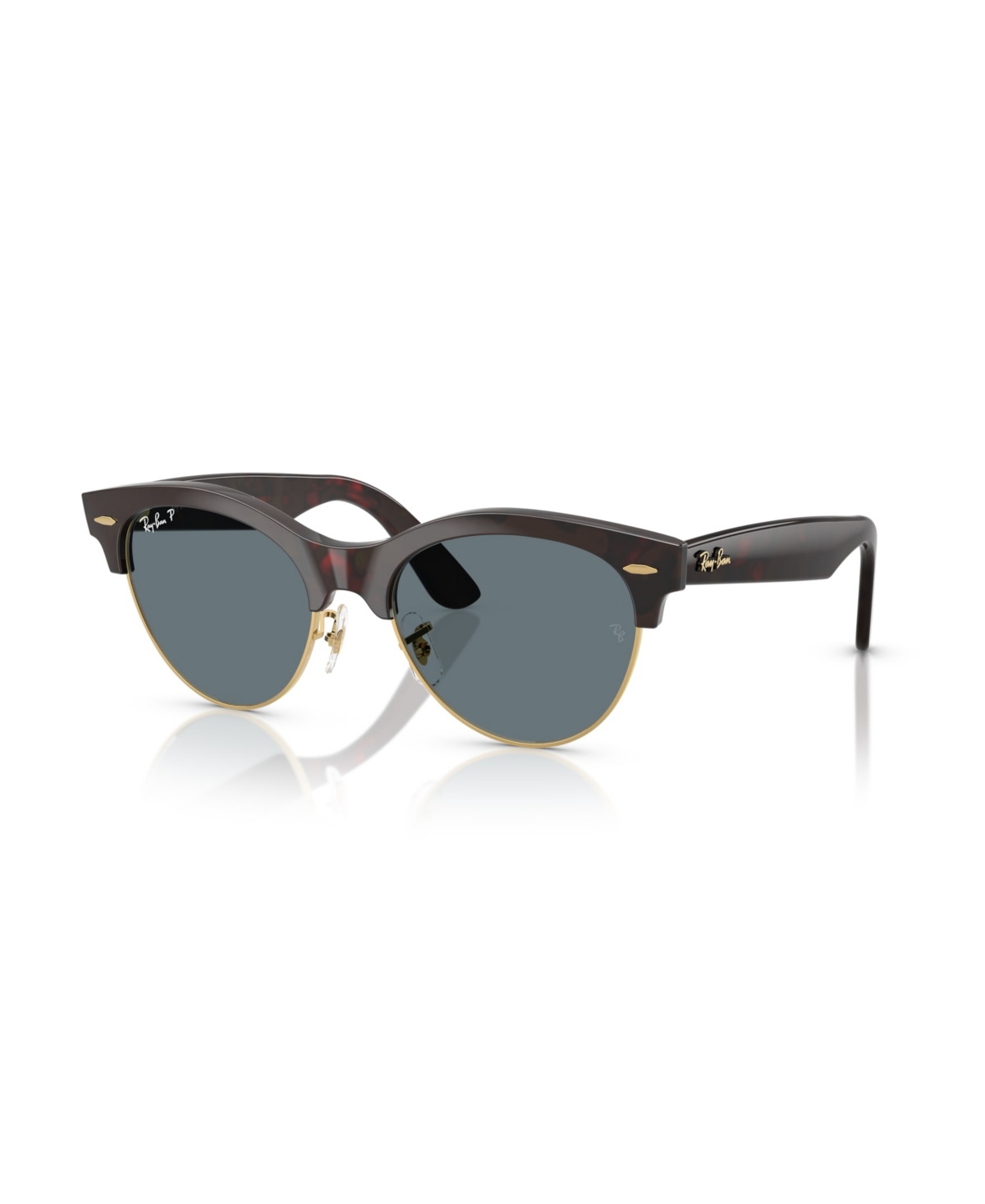Click here for Ray-Ban Unisex Polarized Clubmaster Way Square Sun... prices