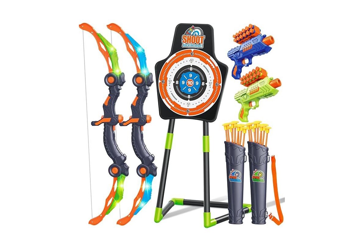 Click here for FormnestCastle 2 Pack Bow and Arrow Toy for 5 - 12... prices