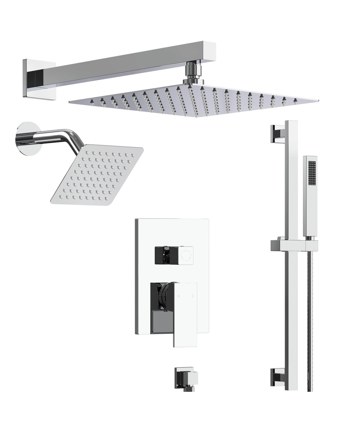 Click here for Everstrein 10 High-Pressure Rainfall Shower Faucet... prices