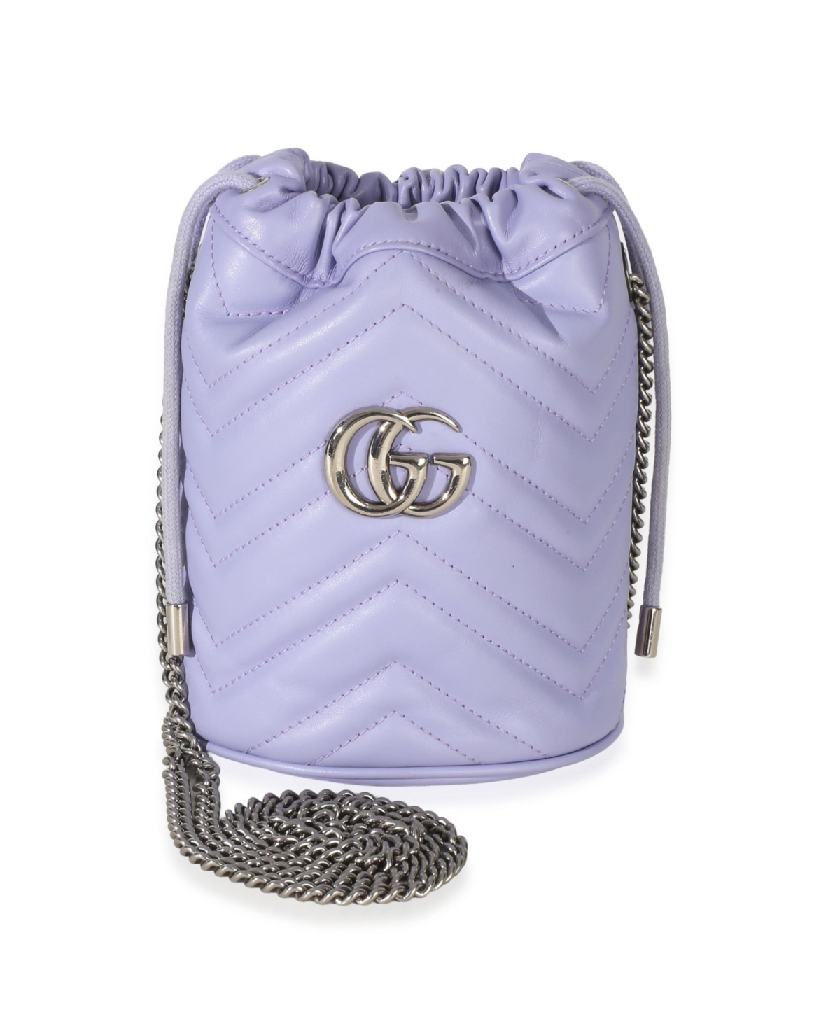 Click here for Pre-Owned Gucci Purple Matelasse Calfskin Mini Gg... prices