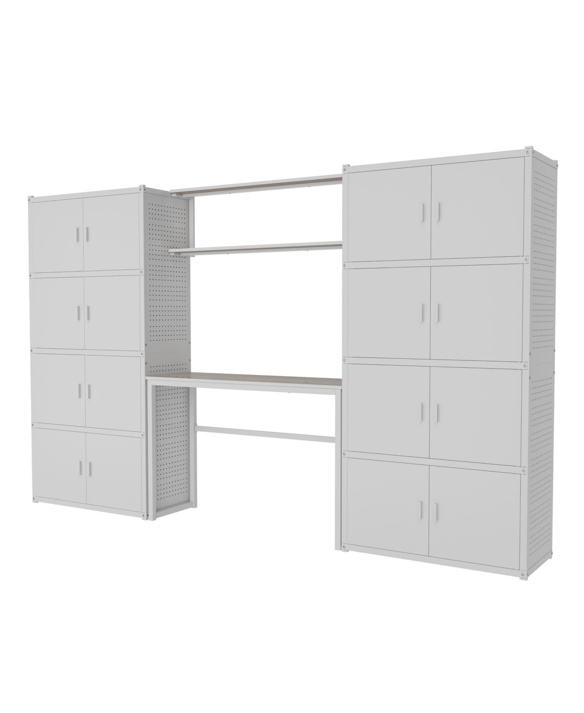 Click here for 5-Shelf Heavy-Duty Garage Cabinet and Workstation... prices