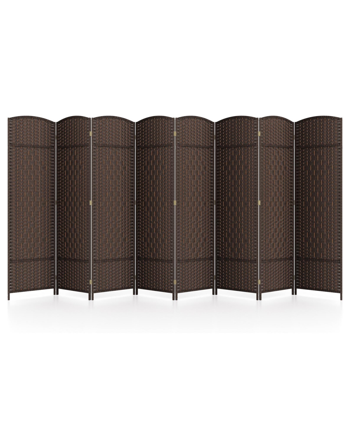 Click here for sumyeg 8-Panel Folding Room Divider with Handwoven... prices