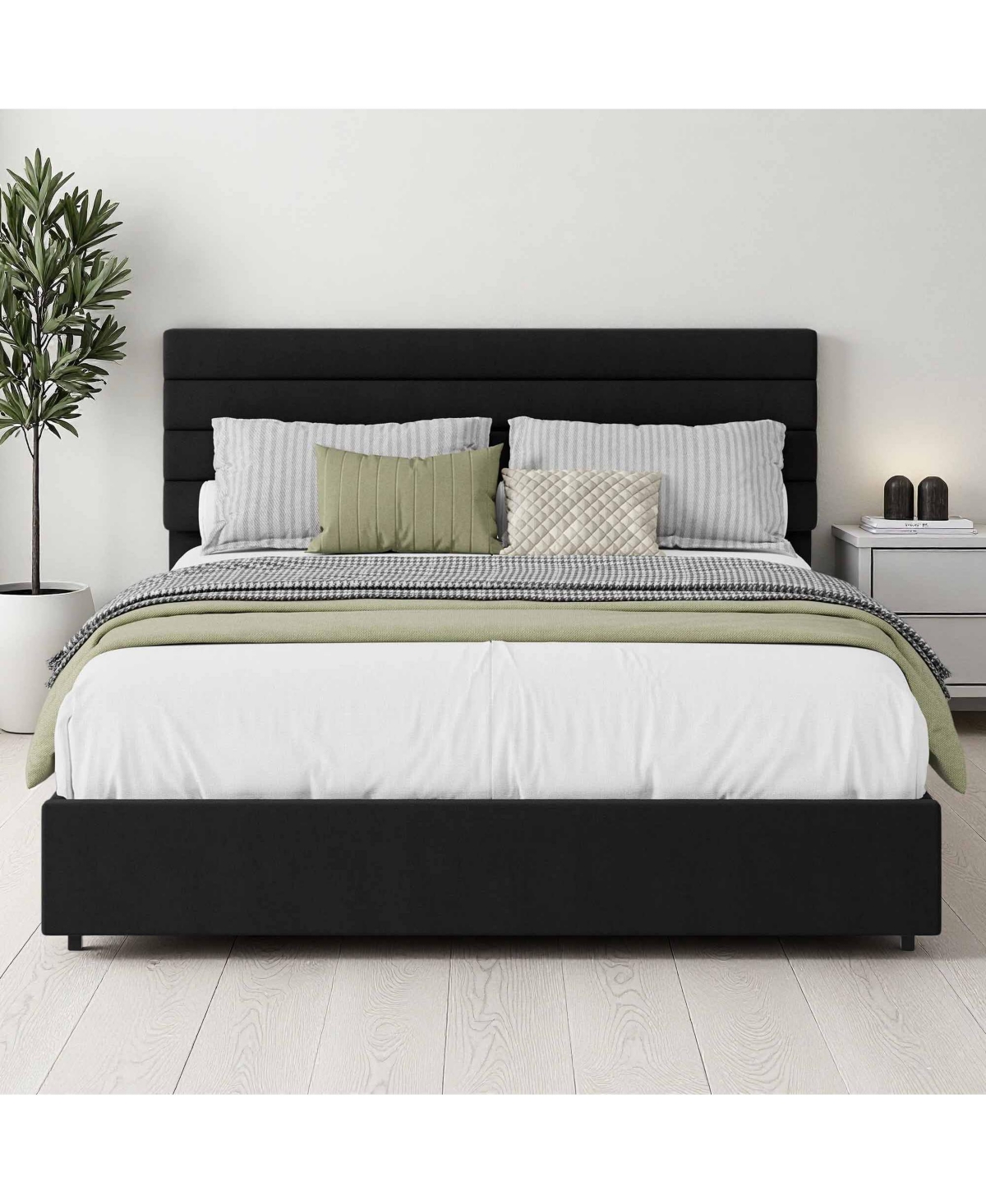 Click here for Velvet Bed Frame  Platform Bed with 4 Drawers with... prices