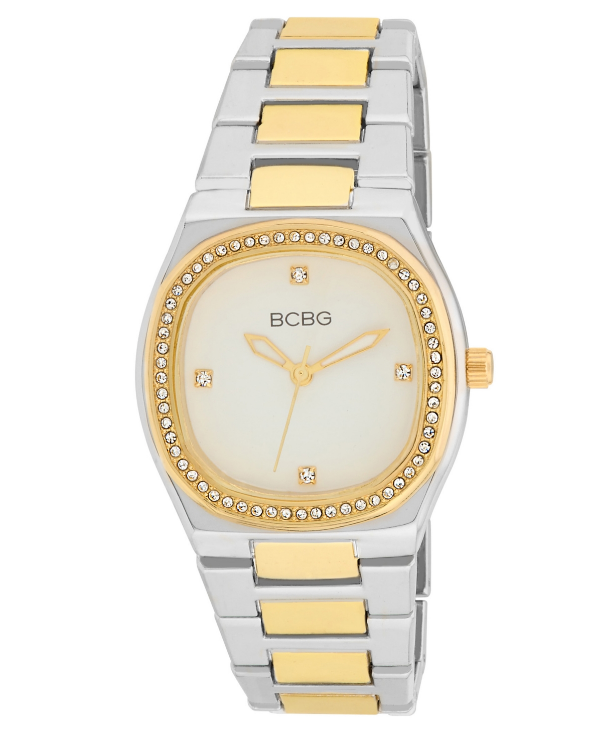 Click here for Bcbg Womens Quartz Round Two-Tone Stainless Steel... prices