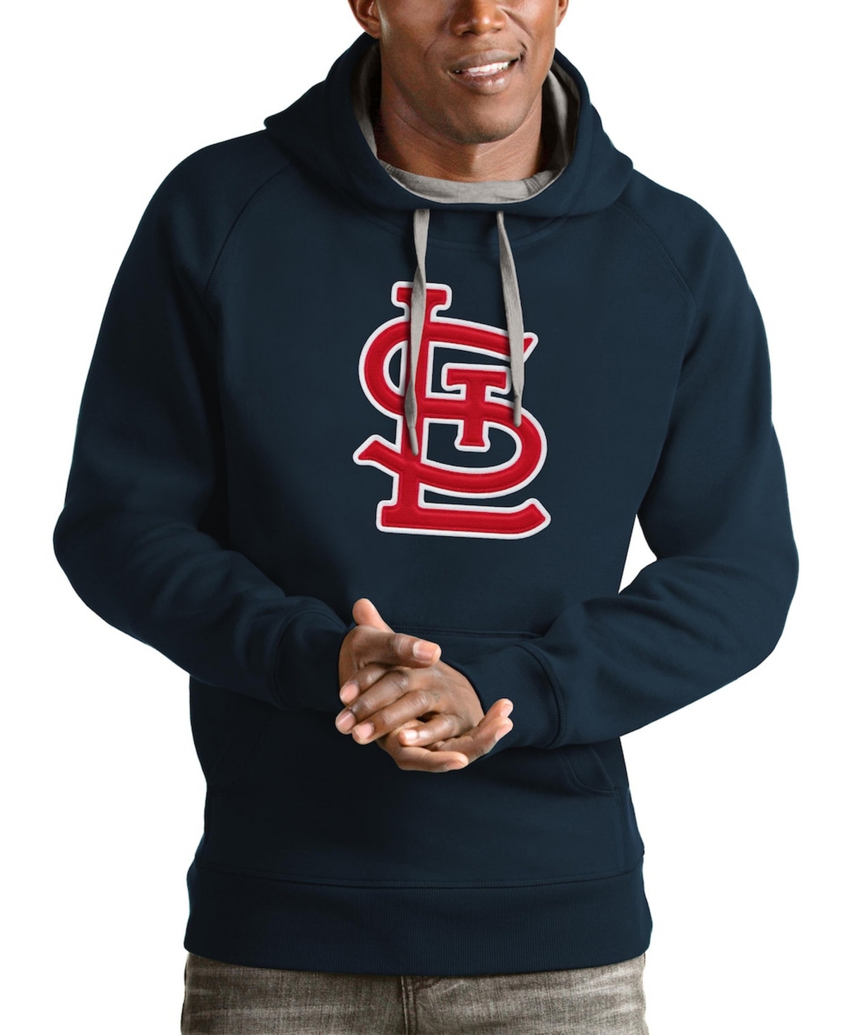 Click here for Antigua Mens Navy St. Louis Cardinals Victory Pull... prices