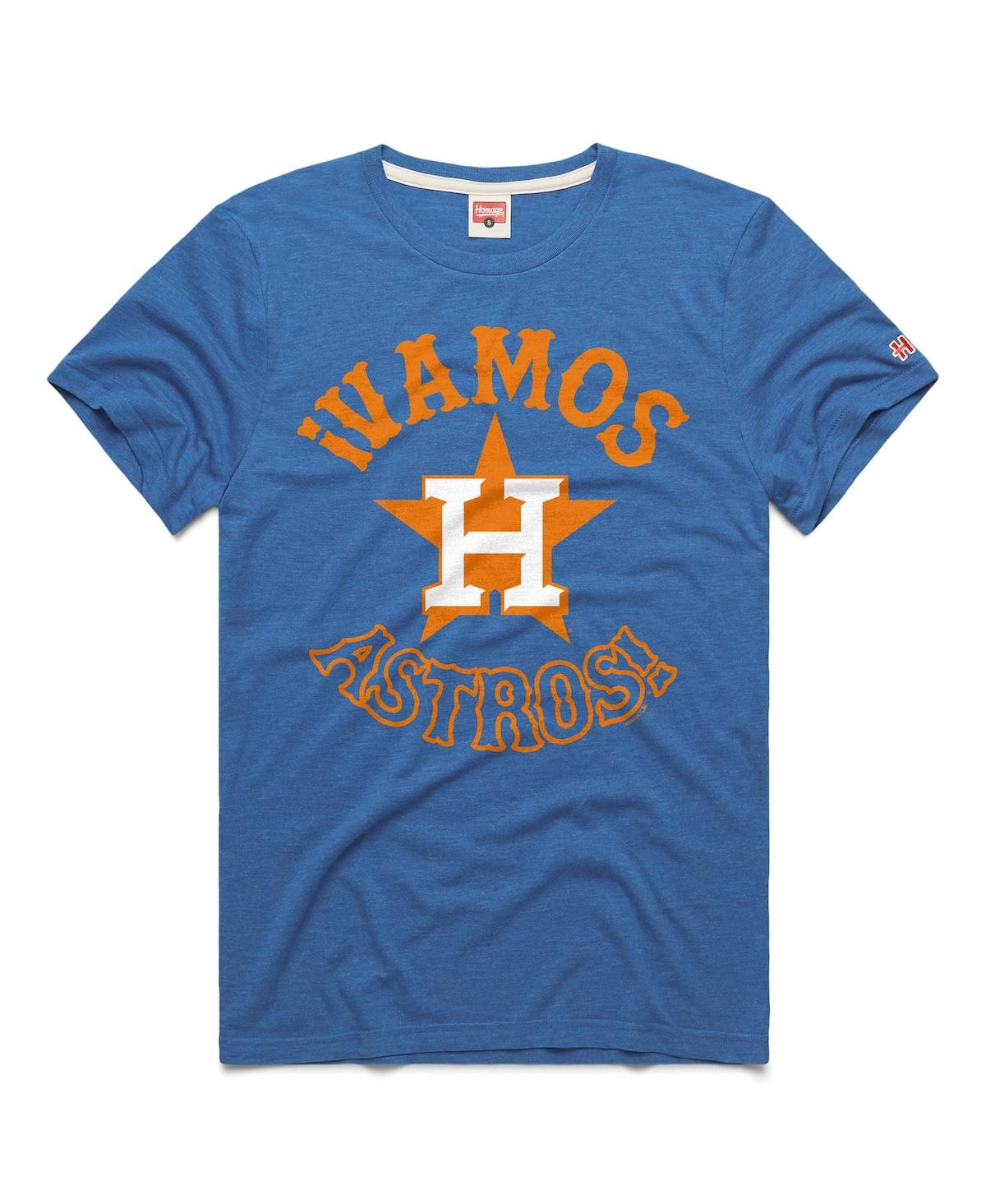 Click here for Homage Mens Blue Houston Astros Vamos Tri-Blend T-... prices