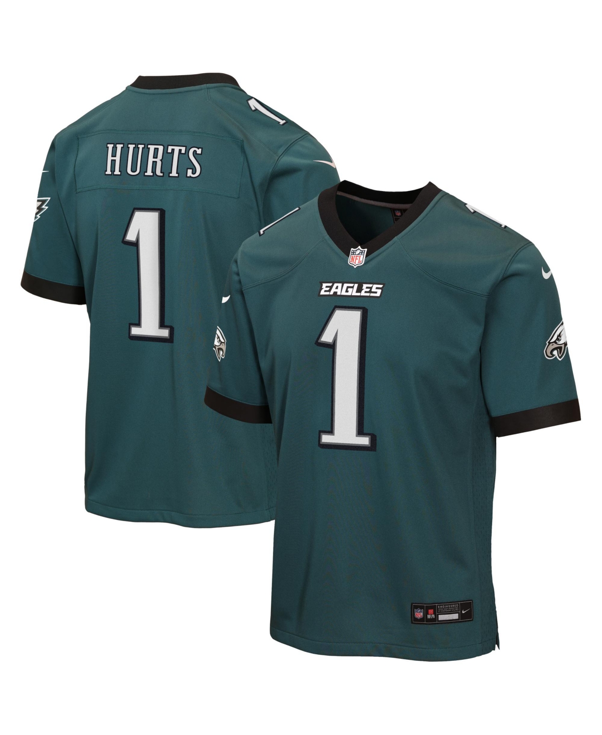 Click here for Nike Big Boys and Girls Jalen Hurts Midnight Green... prices