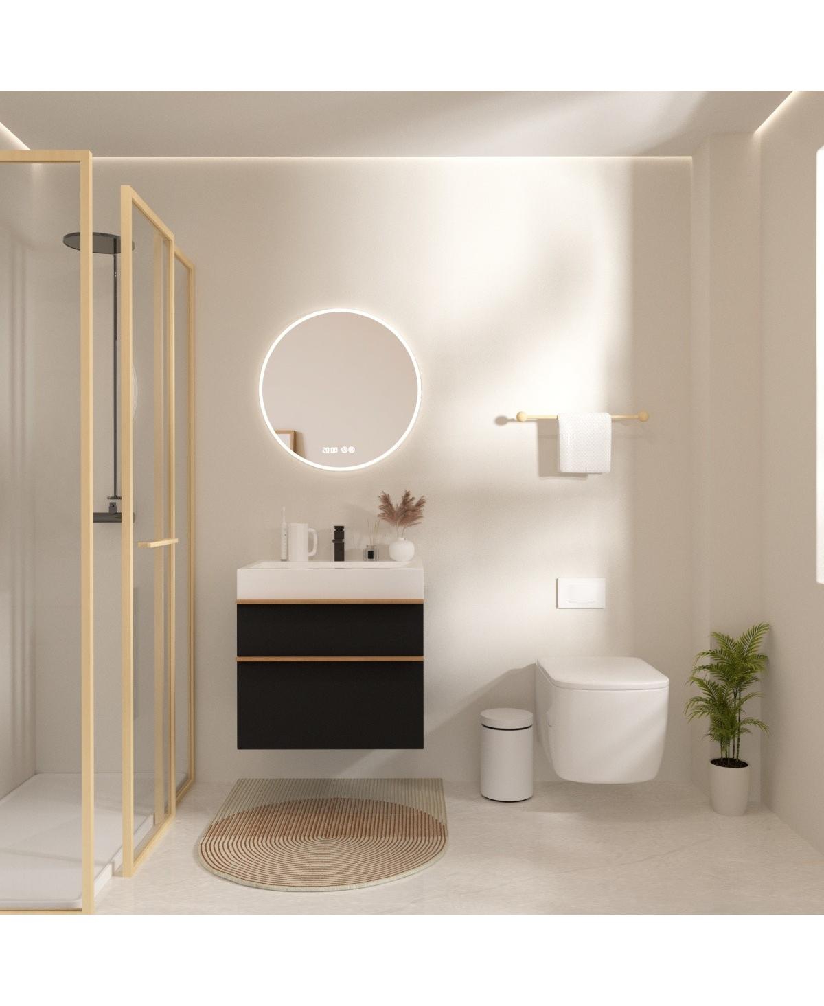 Click here for Sillysis Modern Wall Mounted Bathroom Vanity with... prices