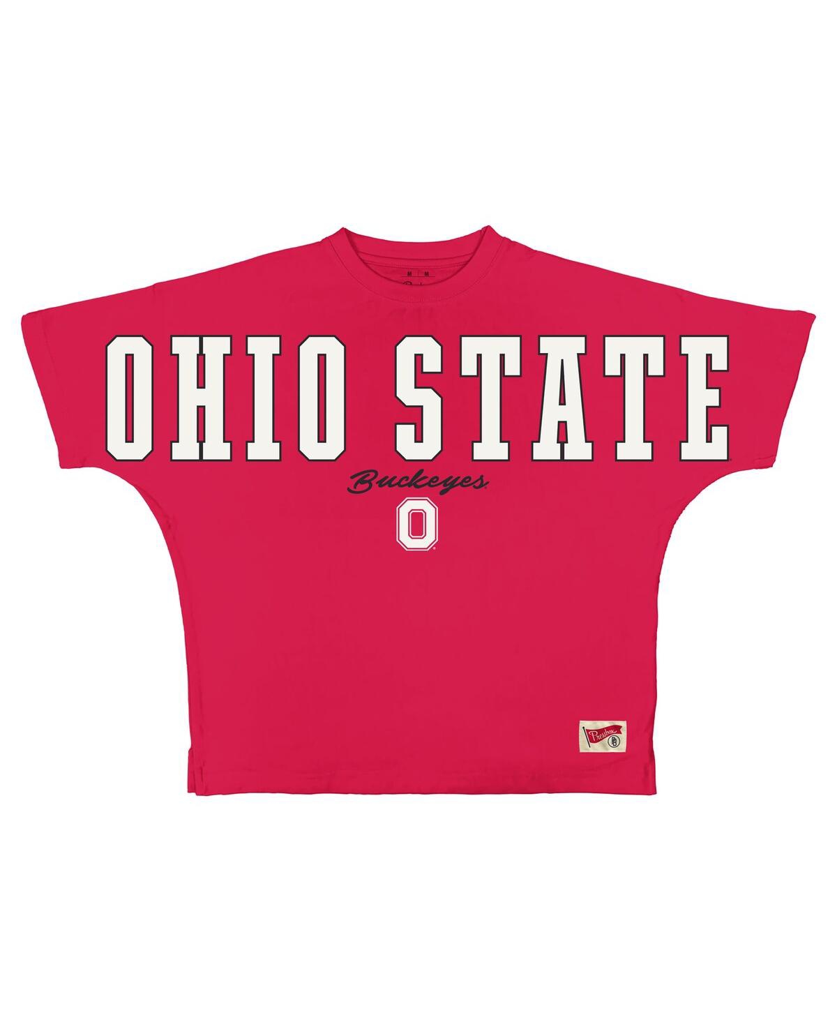 Click here for Pressbox Womens Scarlet Ohio State Buckeyes Flanni... prices