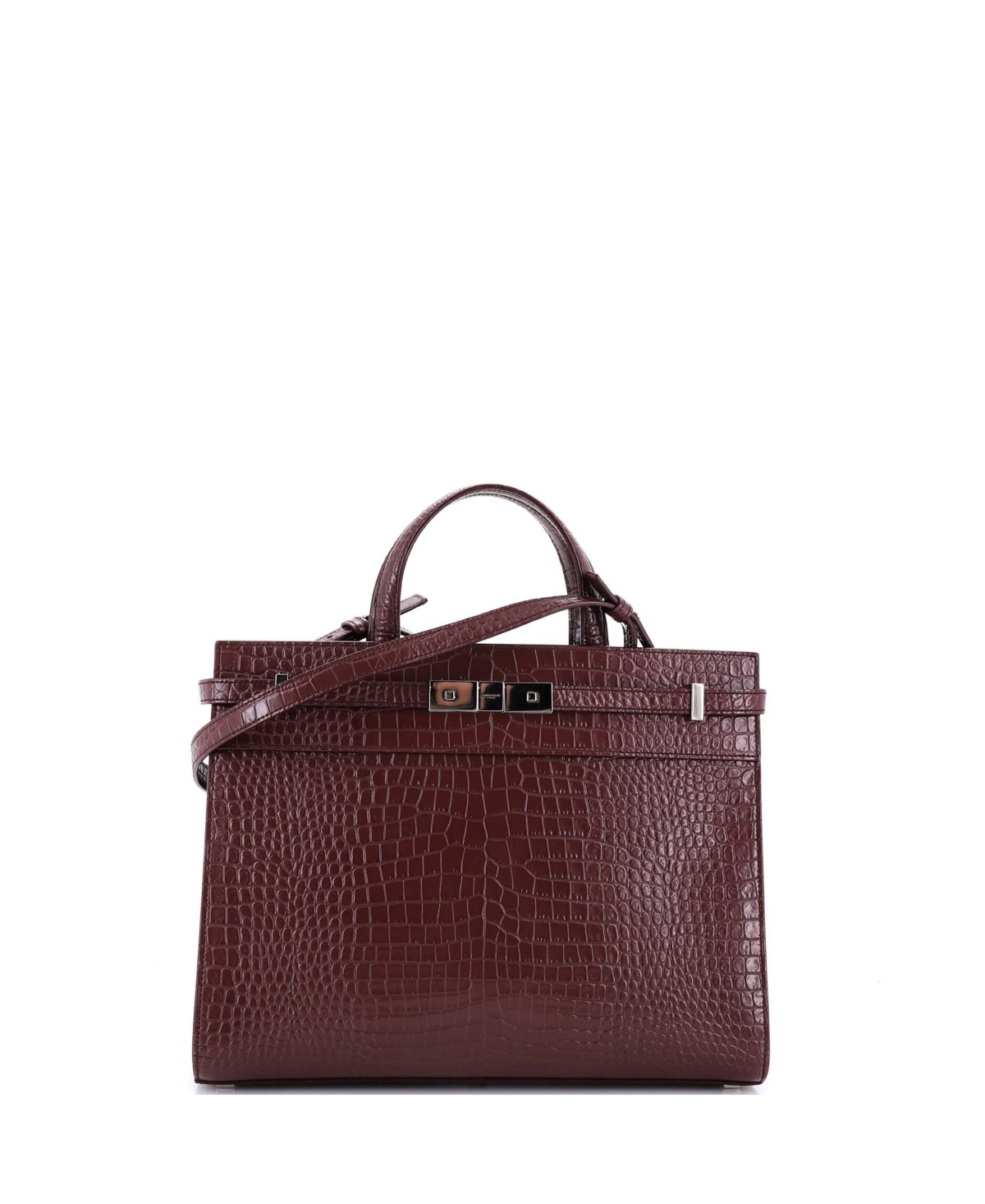 Click here for Pre-Owned Saint Laurent Small Manhattan Tote Embos... prices