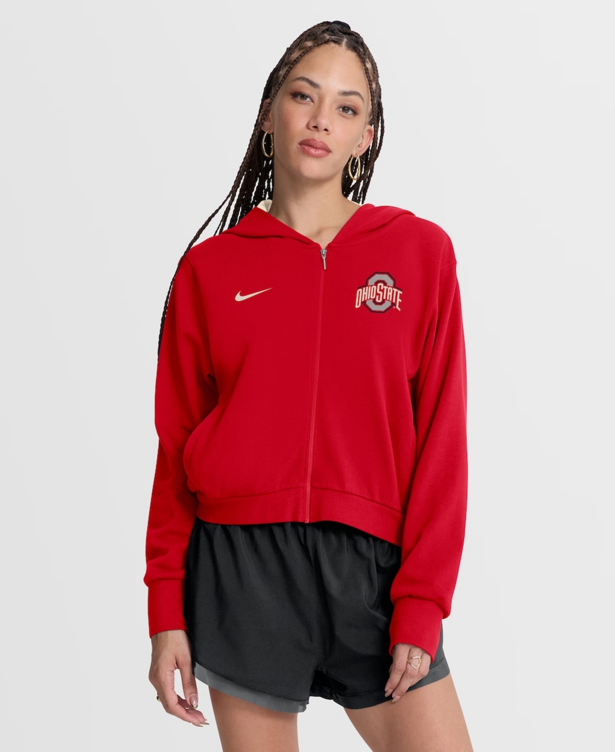 Click here for Nike Womens Scarlet Ohio State Buckeyes Mantra Cro... prices