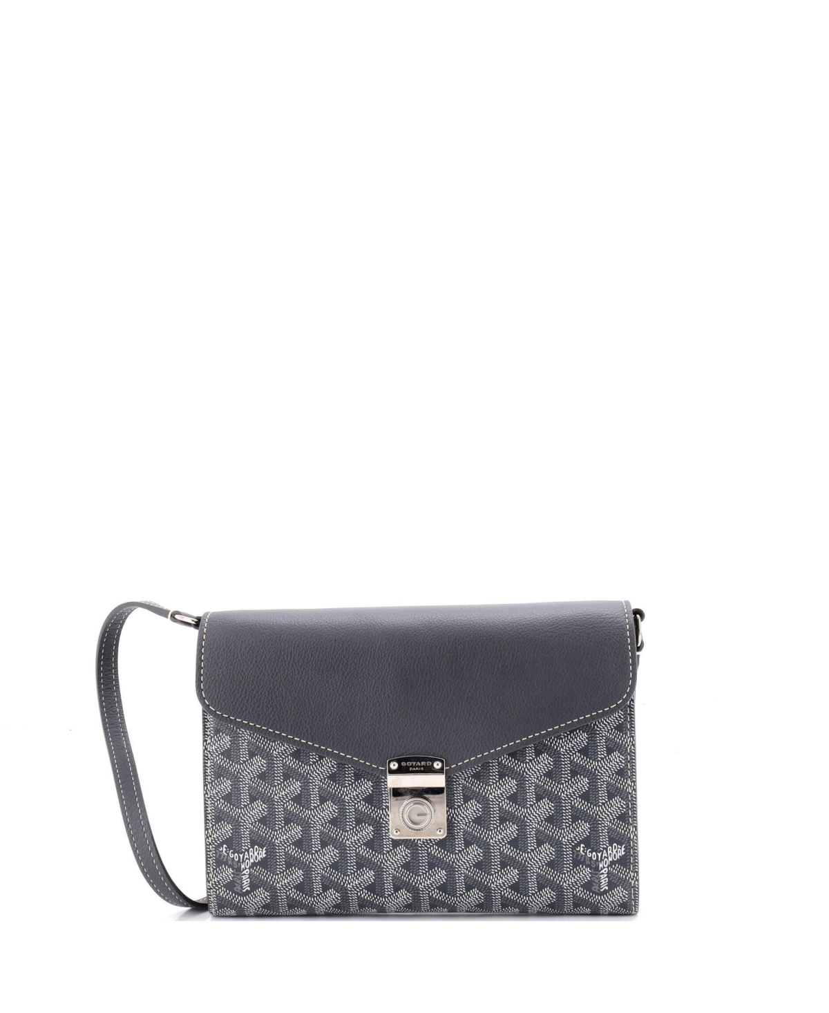 Click here for Pre-Owned Goyard Chypre Wallet on Strap Coated Can... prices