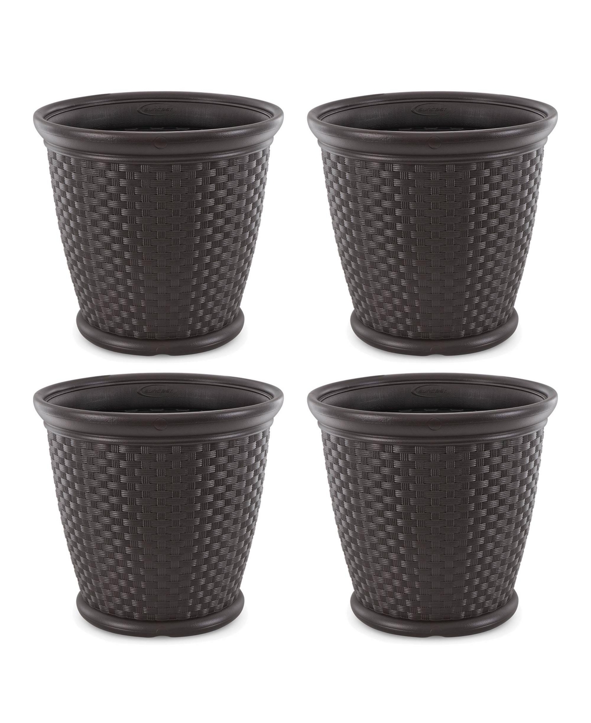 Click here for Suncast Sonora 22 Wicker Decorative Garden Flower... prices