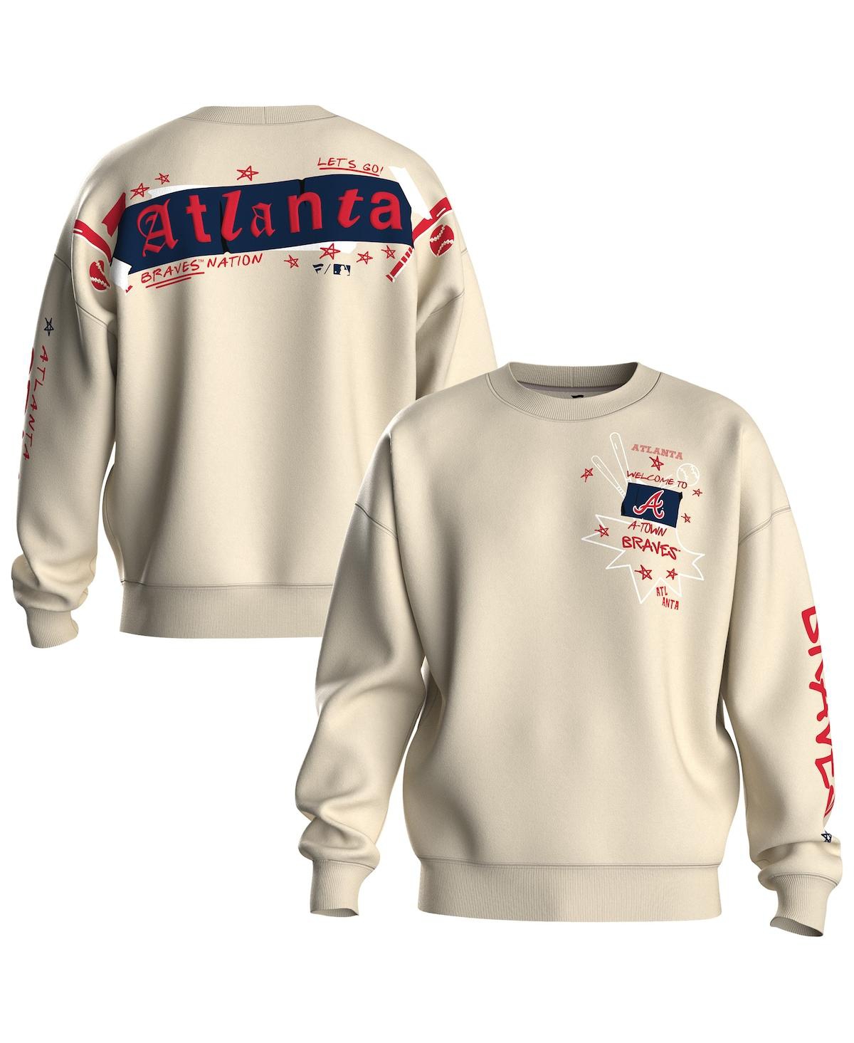 Click here for Fanatics Womens Beige Atlanta Braves Graffiti Flee... prices