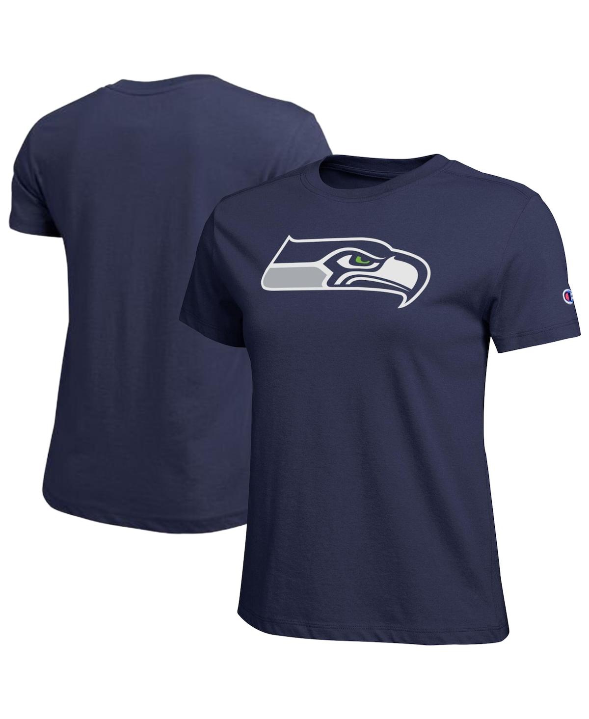 Click here for Champion Womens Navy Seattle Seahawks Logo T-Shirt... prices