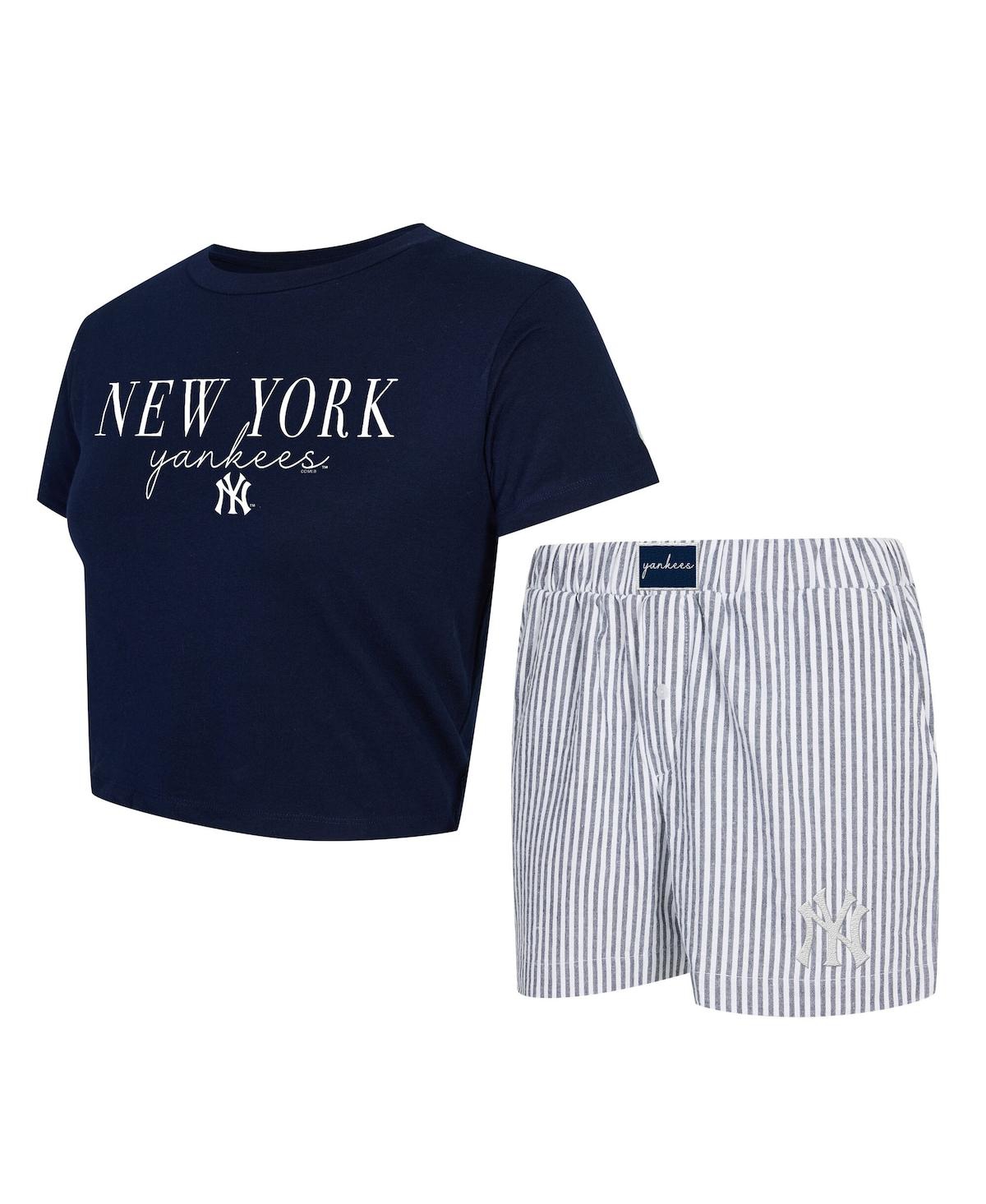 Click here for Concepts Sport Womens Navy/White New York Yankees... prices