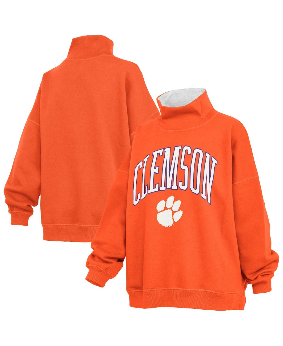 Click here for Pressbox Womens Orange Clemson Tigers Oversized Mo... prices