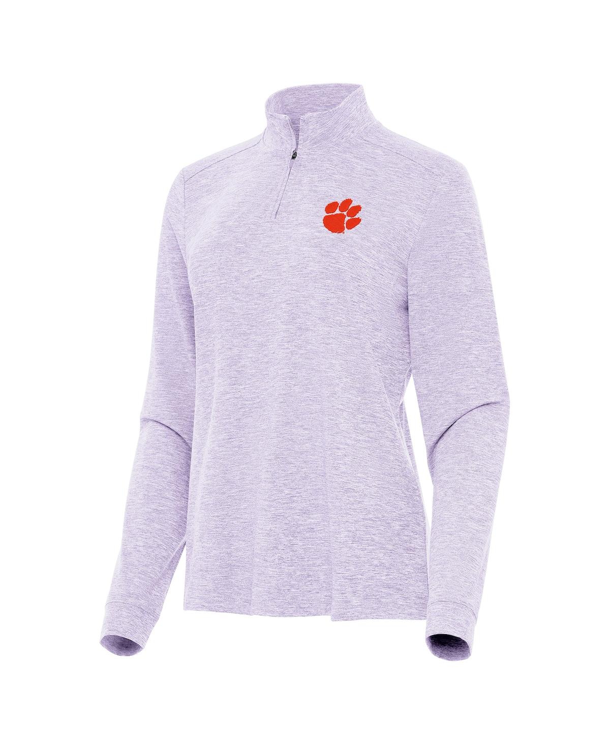 Click here for Antigua Womens Heather Purple Clemson Tigers Mento... prices