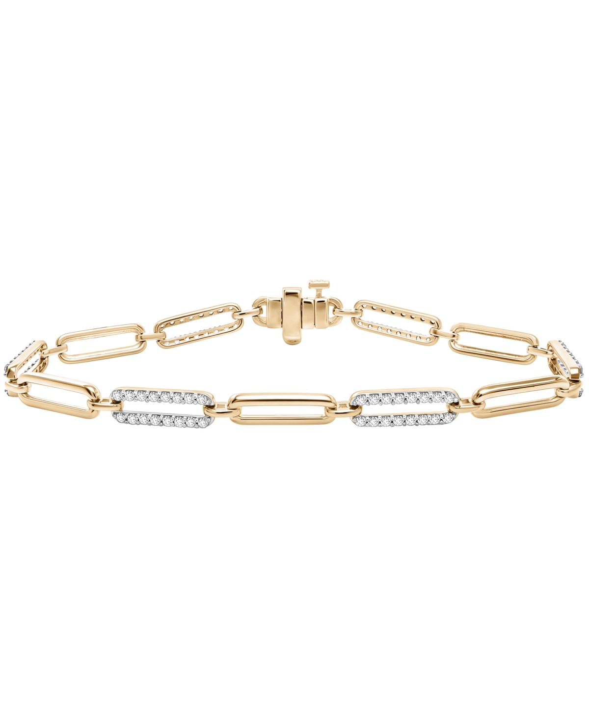 Click here for Macys Diamond (1 ct. t.w.) Bracelet in 14k Yellow... prices