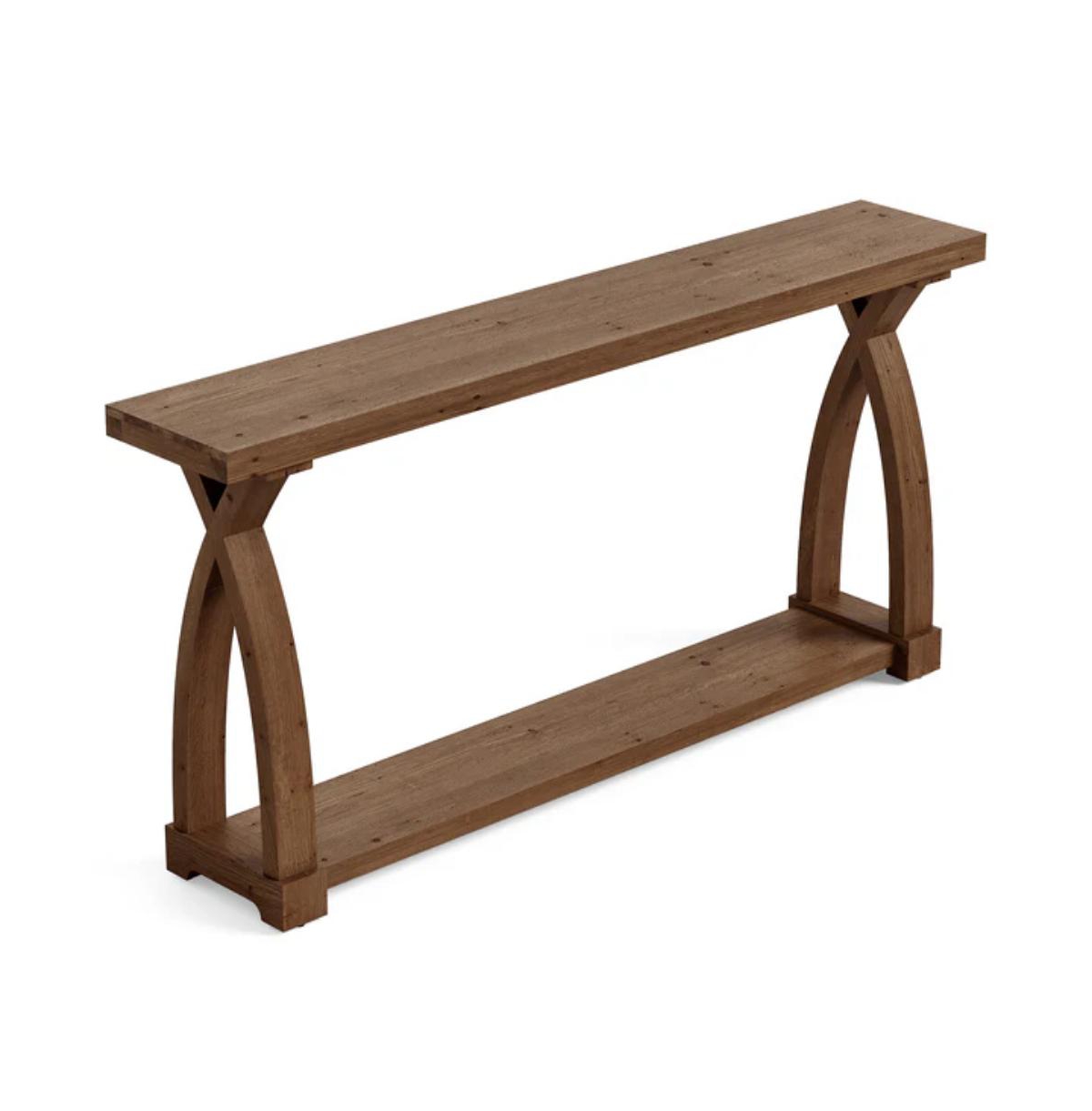Click here for Slickblue Narrow Solid Wood Sofa Console Table wit... prices