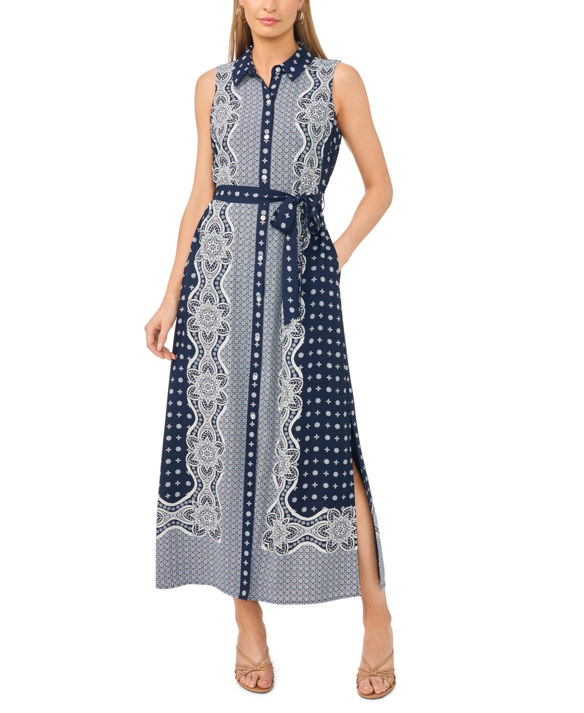 Click here for Vince Camuto Womens Sleeveless Maxi Dress - Classi... prices