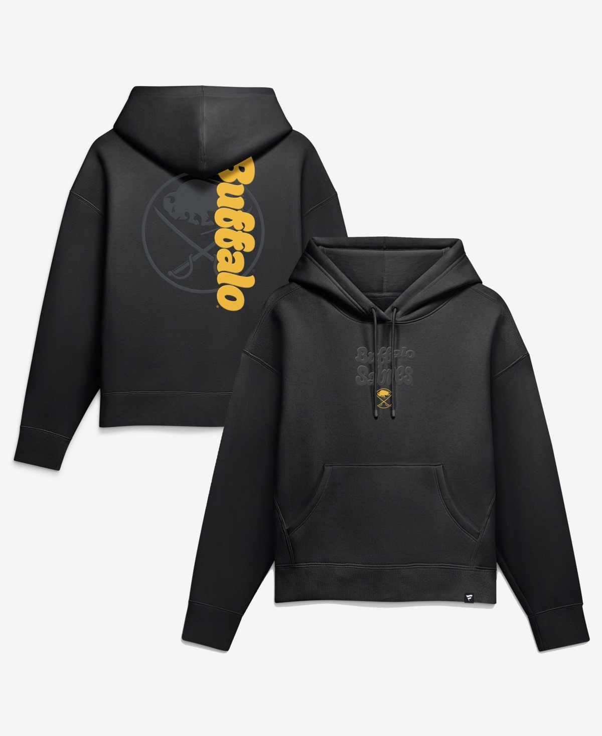 Click here for Fanatics Womens Buffalo Sabres Blackout Hoodie - B... prices