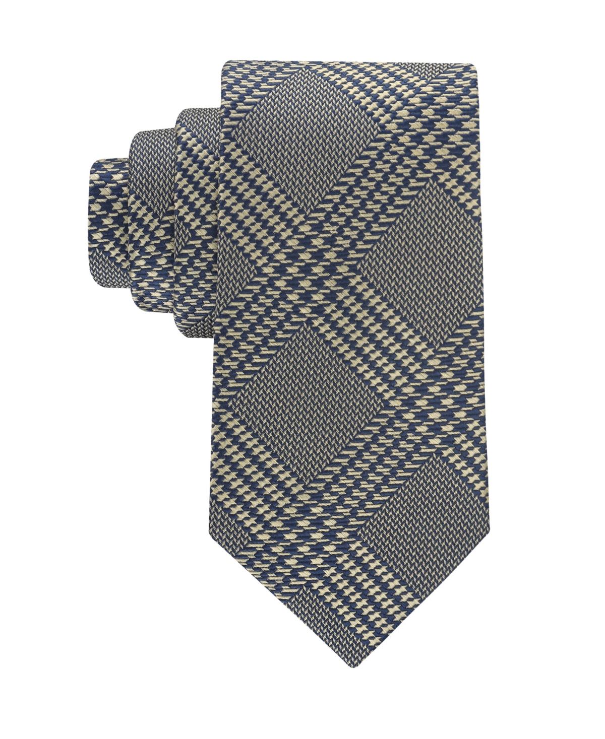 Click here for Tommy Hilfiger Mens Cutter Plaid Tie - Navy/Yellow prices
