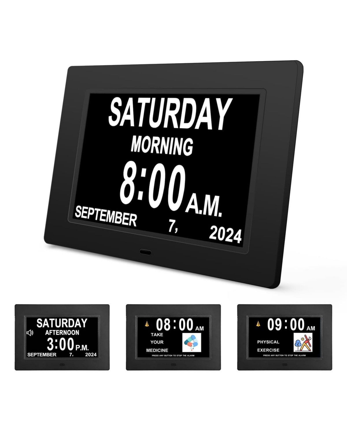Click here for Jall 8 Inch Large Screen Digital Calendar Clock -... prices