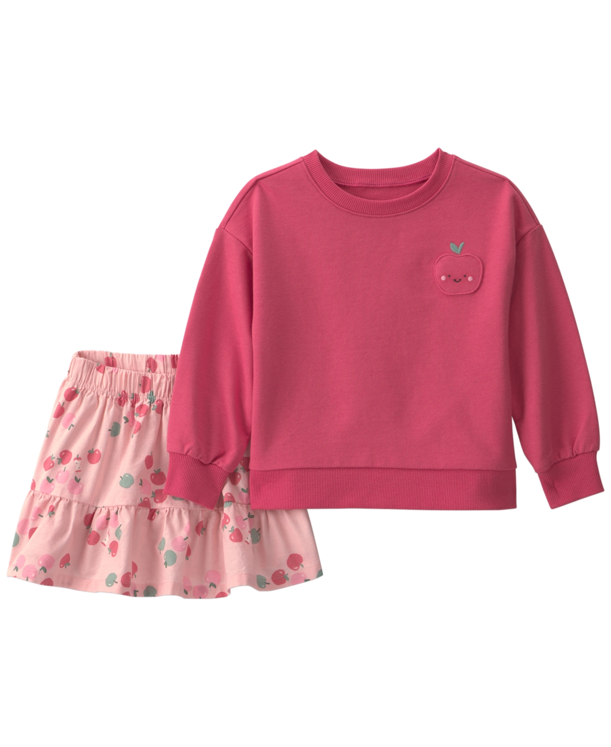 Click here for Carters Toddler Girls 2T-5T Apple French Terry Swe... prices