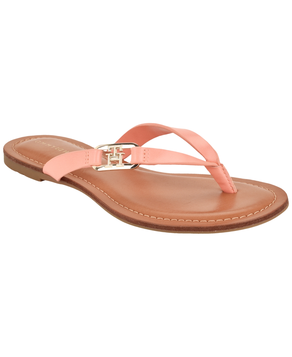 Click here for Tommy Hilfiger Womens Leile Flat Thong Sandals - M... prices