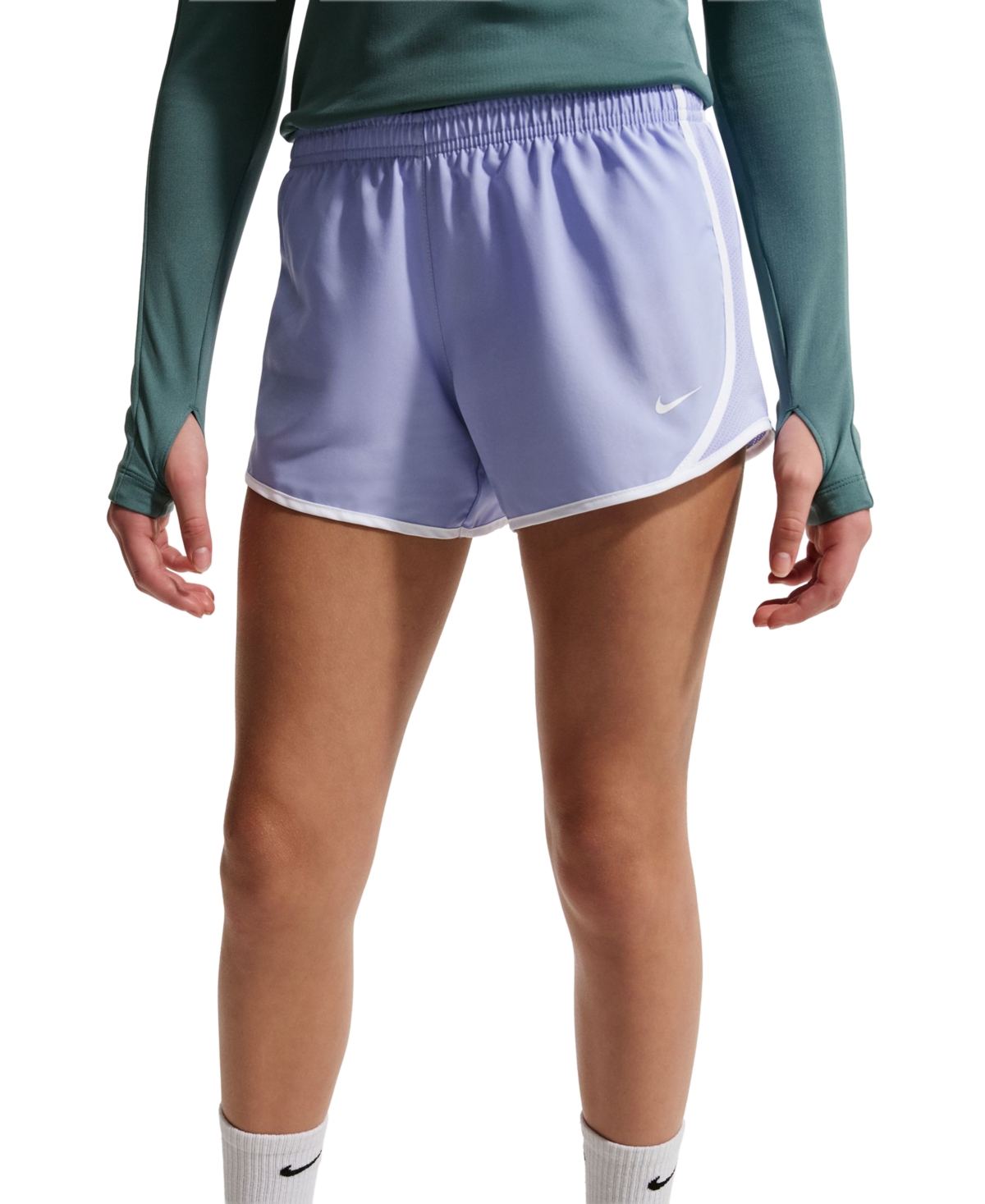 Click here for Nike Big Girls Dri-Fit Tempo Running Shorts - Ligh... prices