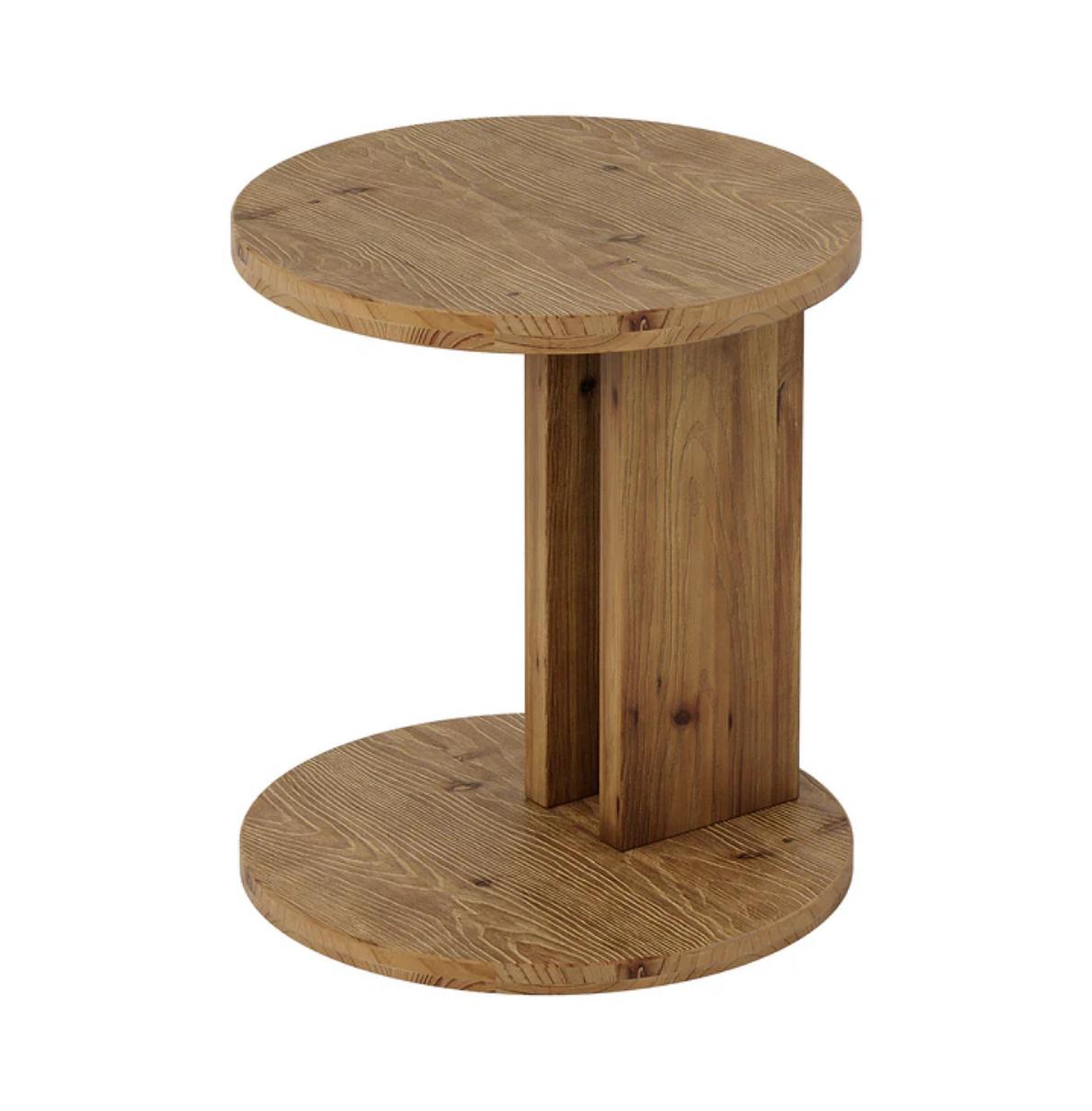Click here for Slickblue Modern Solid Wood End Table with C Shape... prices