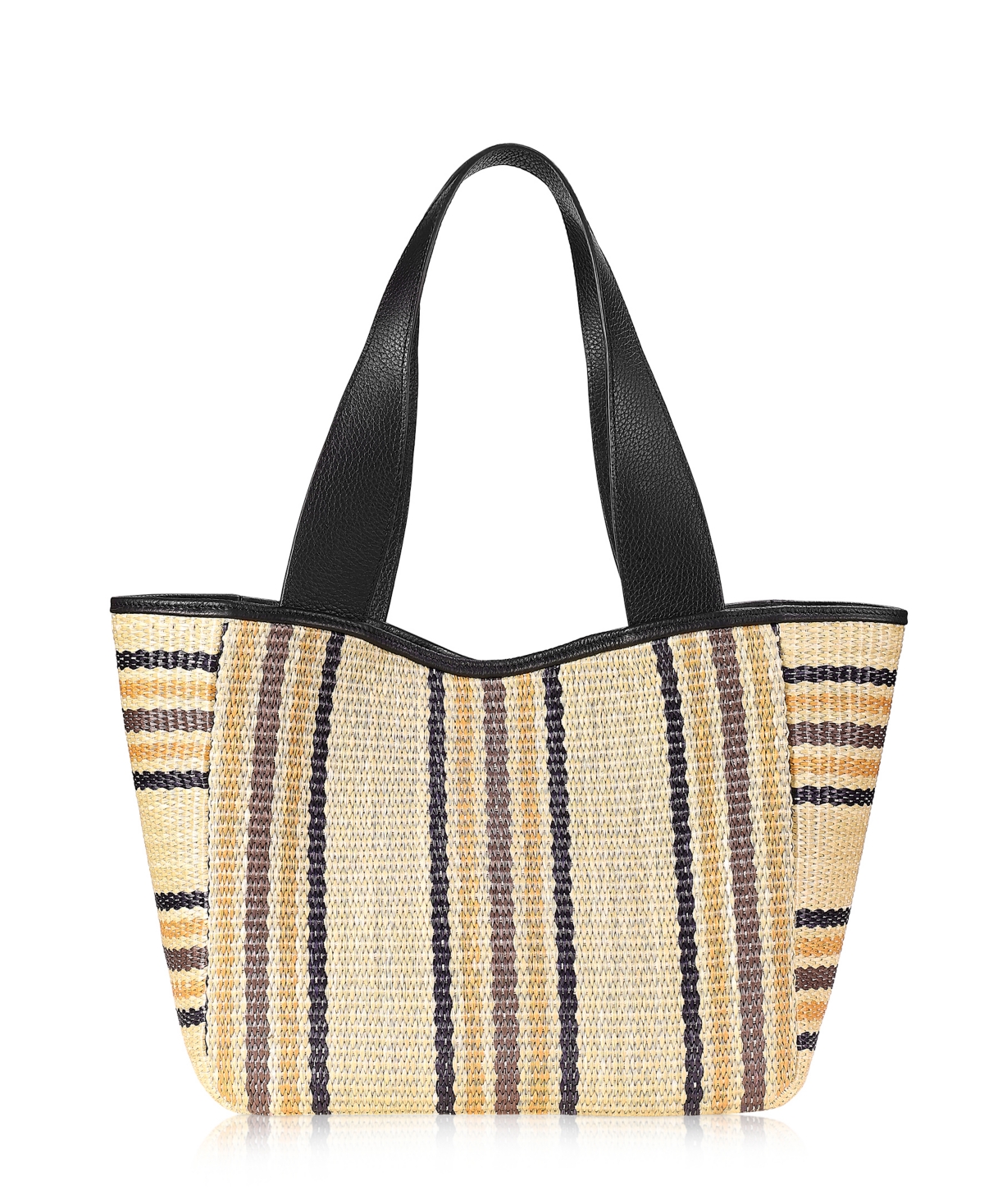 Click here for GiGi New York Mercer Raffia Extra-Large Tote Handb... prices