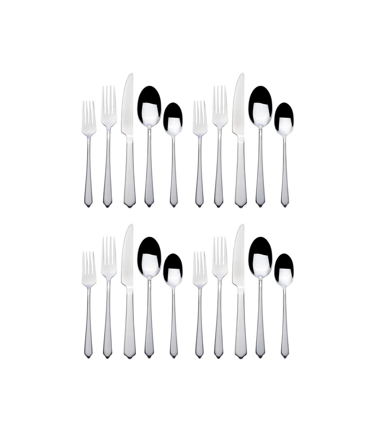 Click here for Towle Living Forged Zia 20-Pc. Flatware Set  Servi... prices