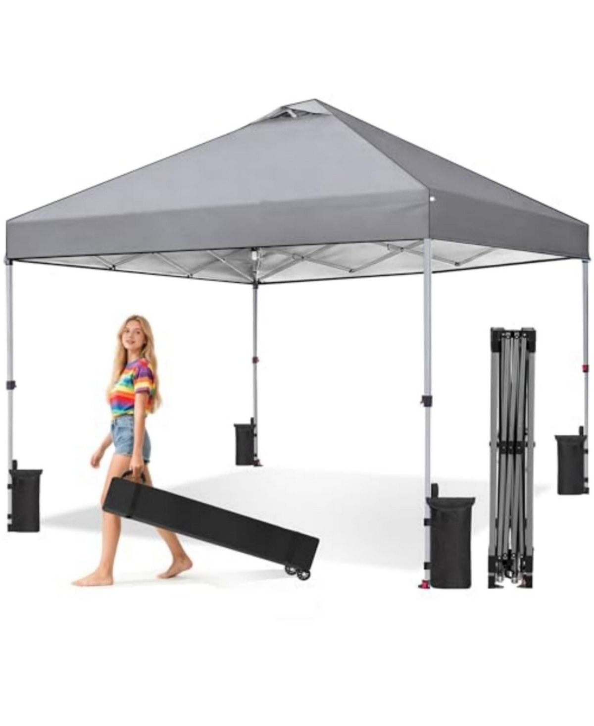 Click here for Yiortwo 10x10 Pop Up Canopy Tent Portable Outdoor... prices
