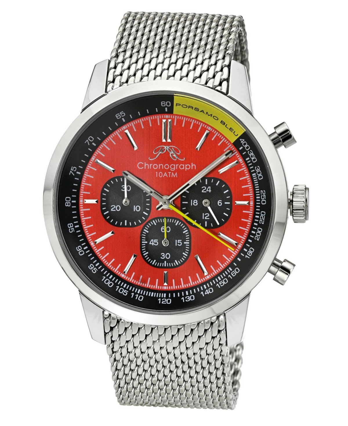 Click here for Simon Stainless Steel Chronograph Silver Tone & Bl... prices