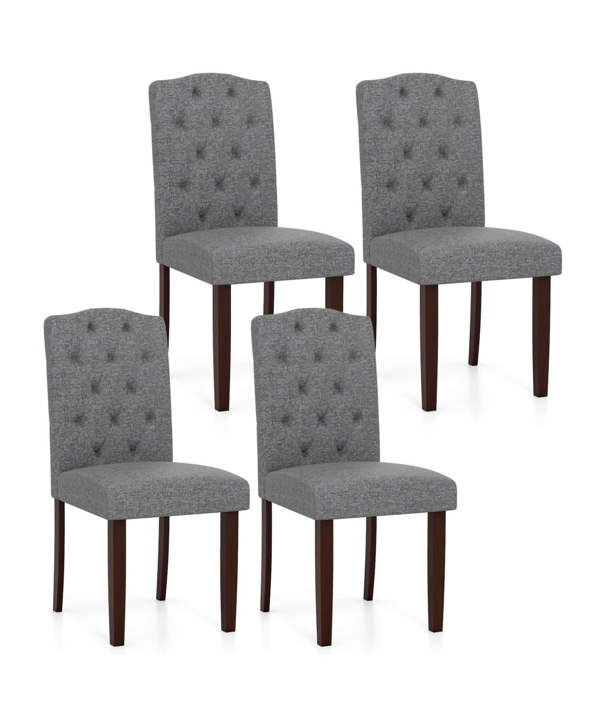 Click here for Costway Wooden Dining Chair with Rubber Wood Legs... prices