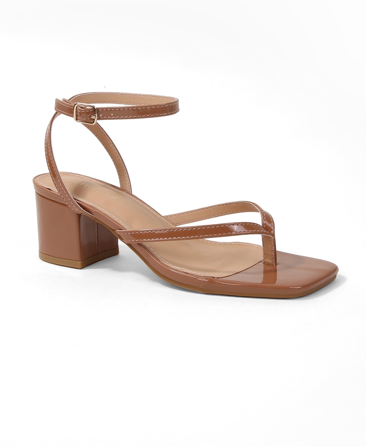 Click here for Berness Womens Eli Minimal Block Heel Thong Sandal... prices