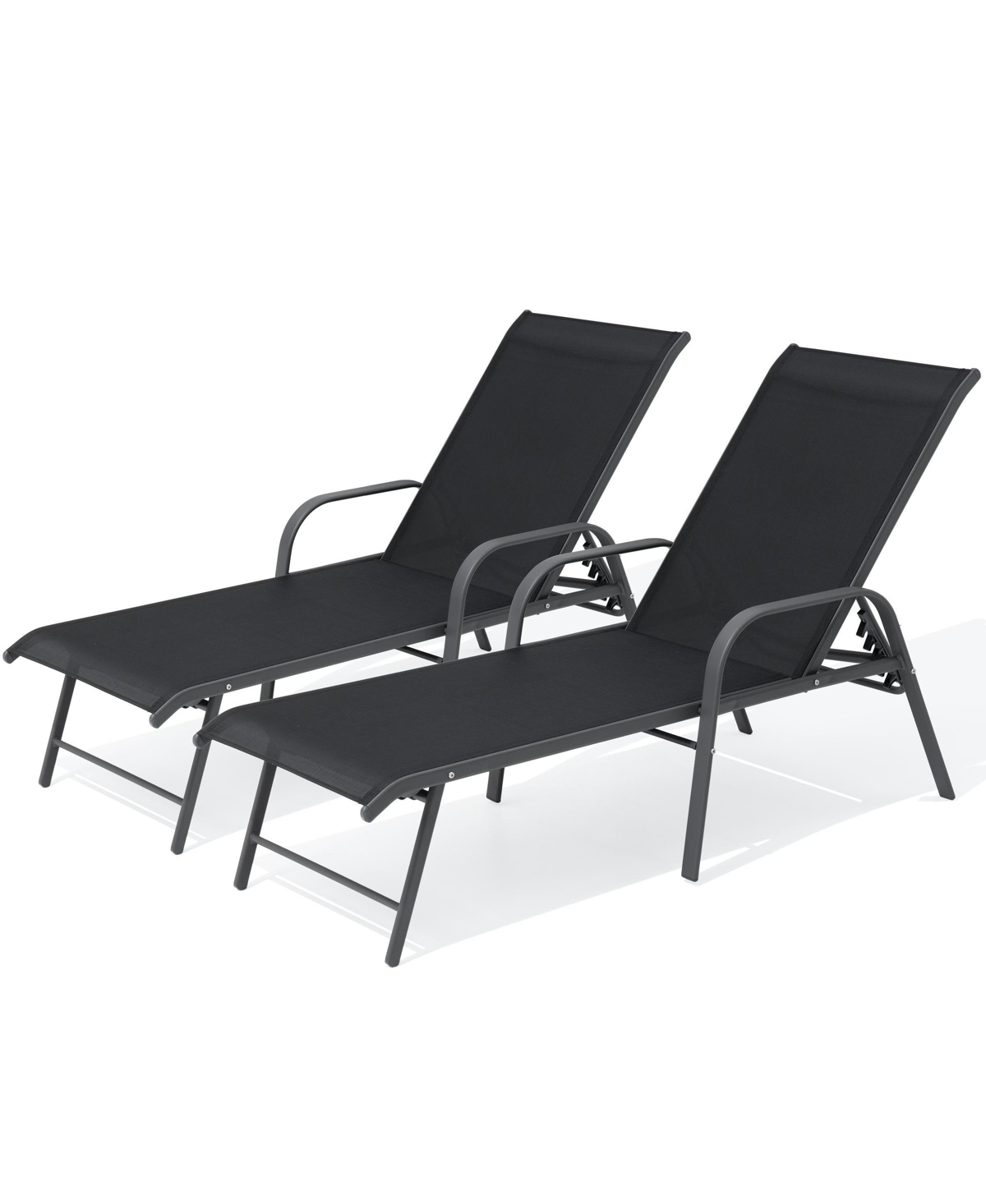 Click here for Pellebant 2-Piece Outdoor Patio Aluminum Adjustabl... prices